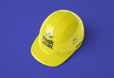 5 мокапв строительной каски - Construction Cap Mockup скачать бесплатно