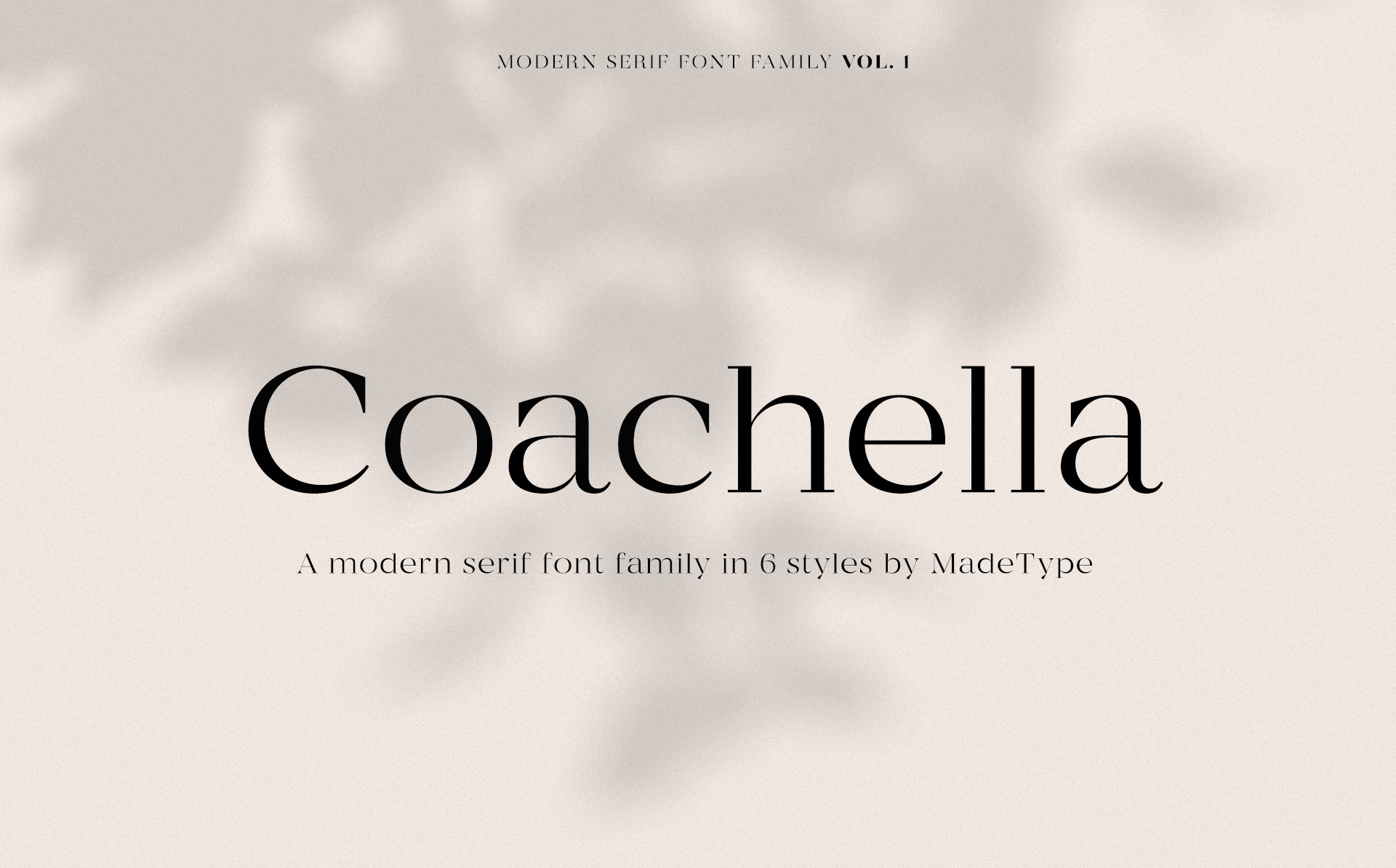 Шрифт MADE Coachella скачать бесплатно