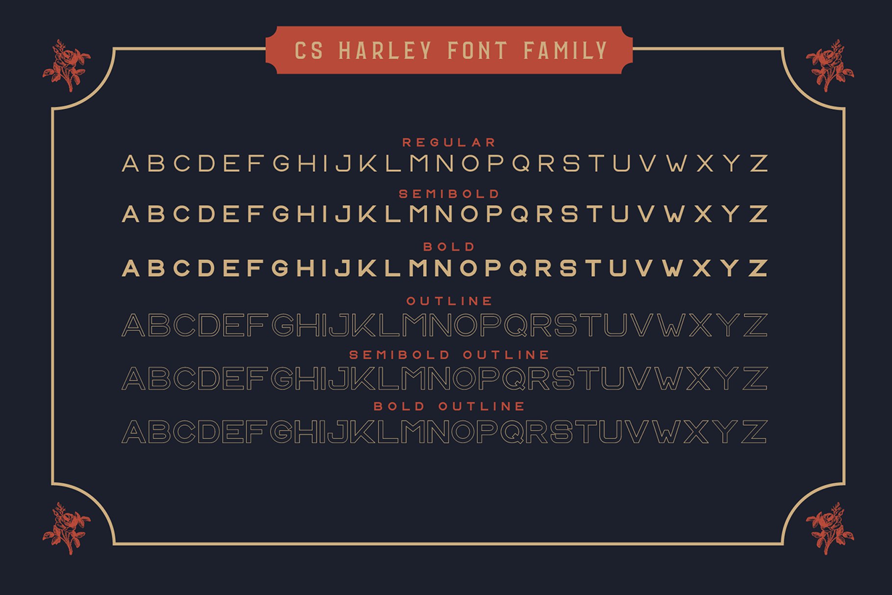 Шрифт CS Harley скачать бесплатно